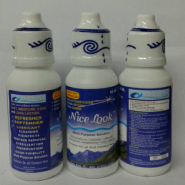 Jual AIR SOFTLENS NICELOOK 60ML / CAIRAN PEMBERSIH SOFLEN NICE LOOK ...