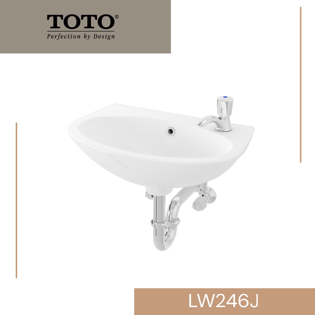 Jual Wastafel Gantung TOTO LW246J Body Only | Shopee Indonesia