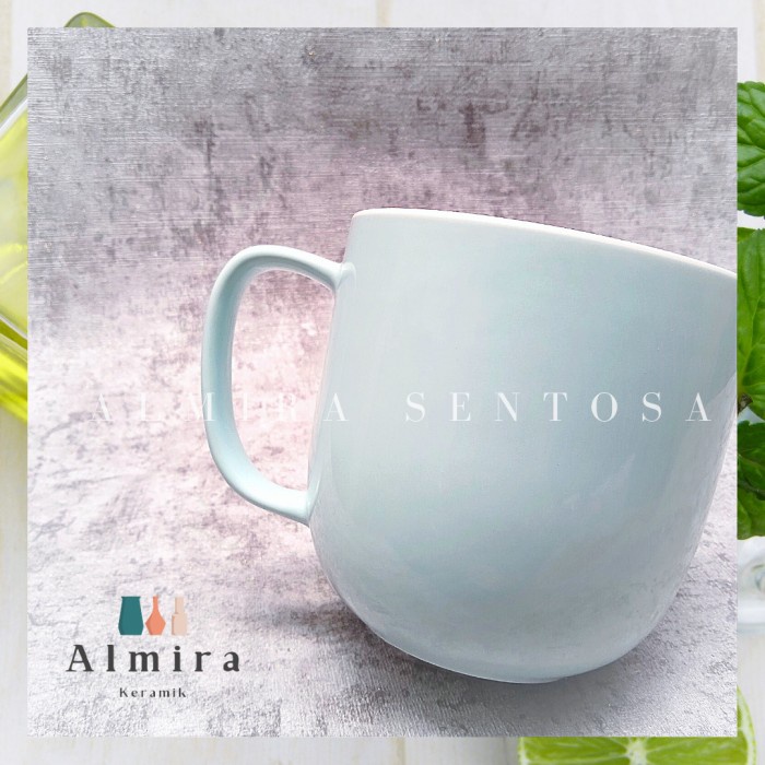 Jual Almira Gelas Mug Keramik Two Tone 2 Warna Polos Ukuran 550 ml ...