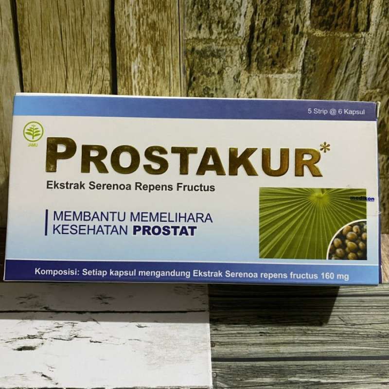 Jual Prostakur obat prostat box isi 5 strip @6 kapsul | Shopee Indonesia