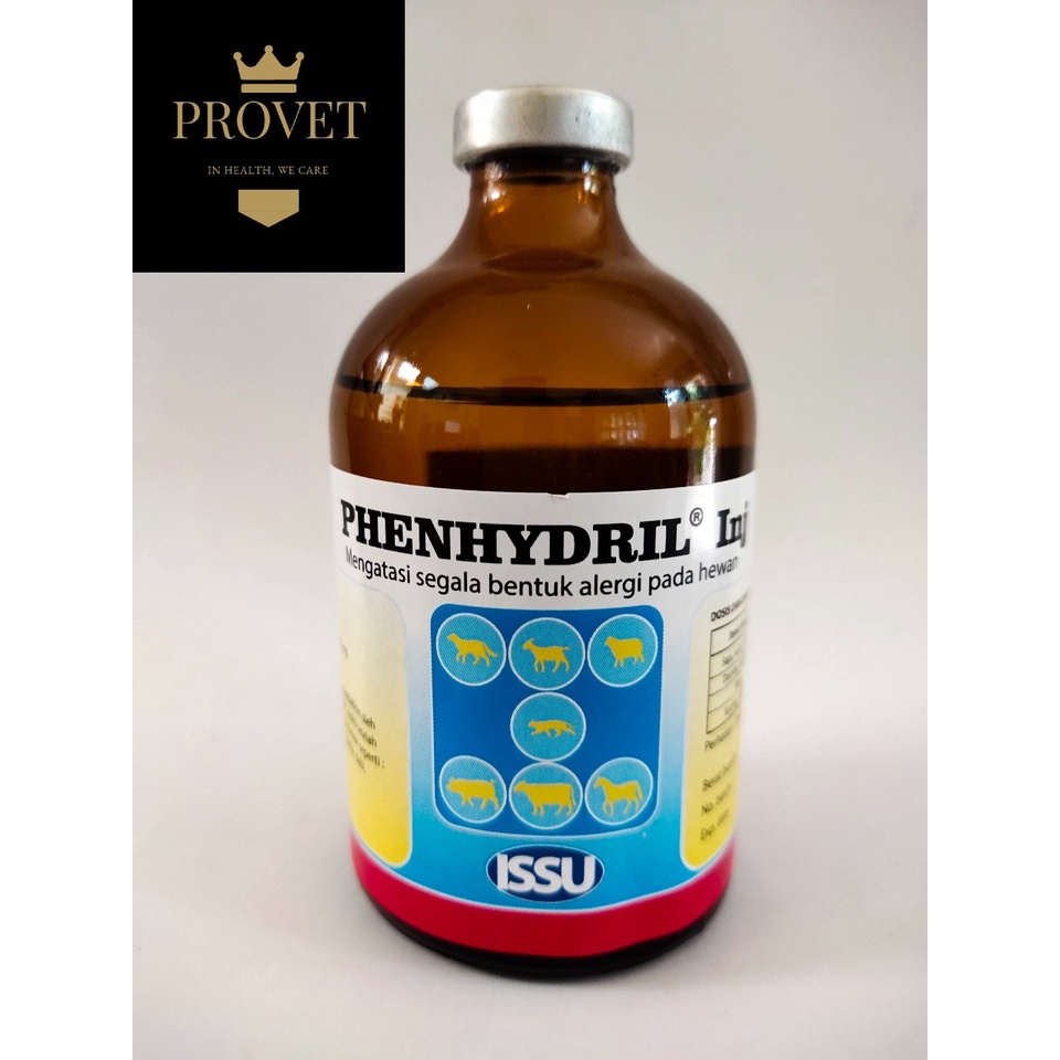 Jual PHENHYDRIL® Inj Obat Antihistamin Antialergi 100 ml | Shopee Indonesia