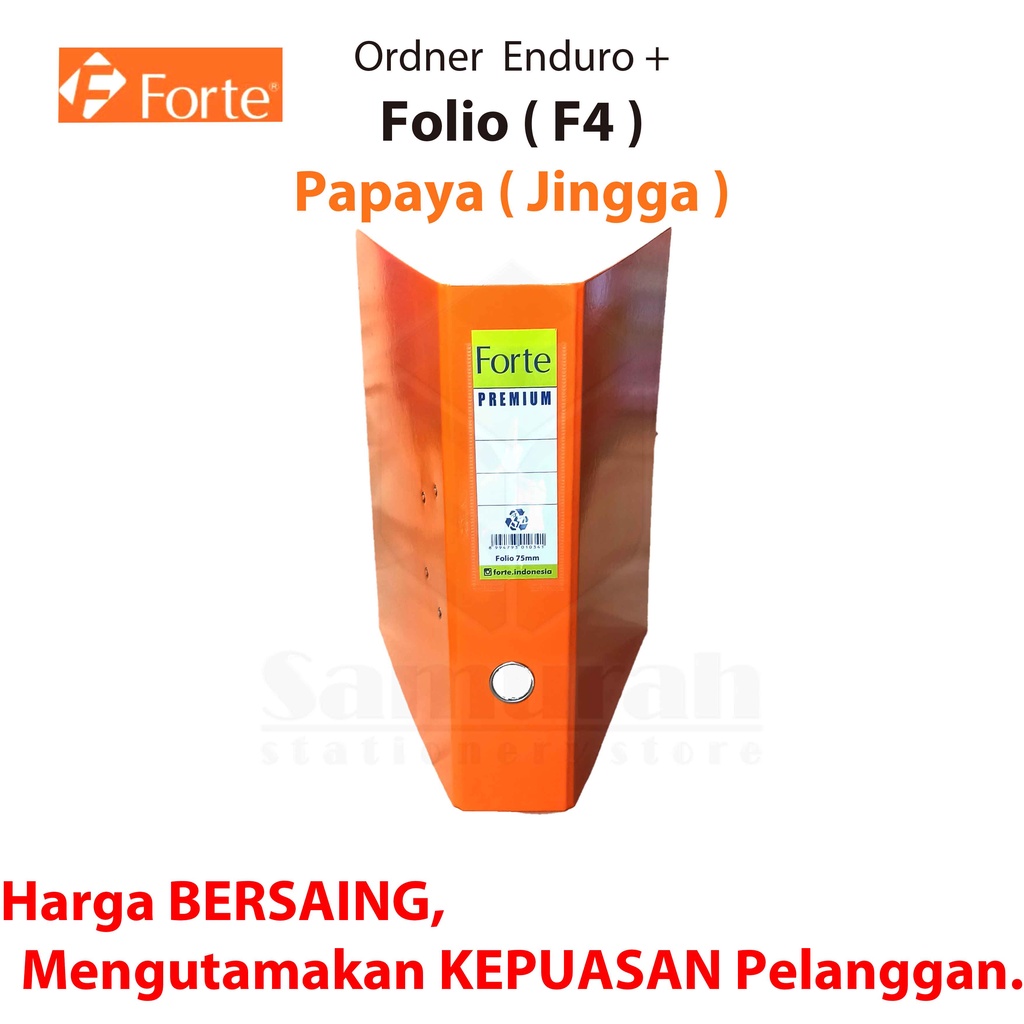 Jual Ordner Forte Premium Enduro + Laminasi Ukuran Folio / F4 Punggung ...