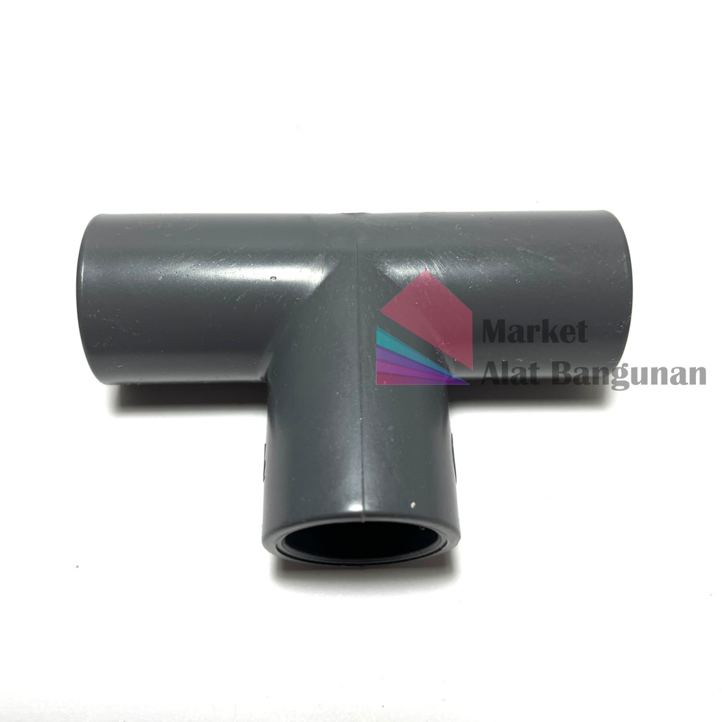 Jual Tee 1/2 PVC Merk SO dan JAYA / Sambungan T Pipa Paralon 1/2" 1/2 Inci | Shopee Indonesia
