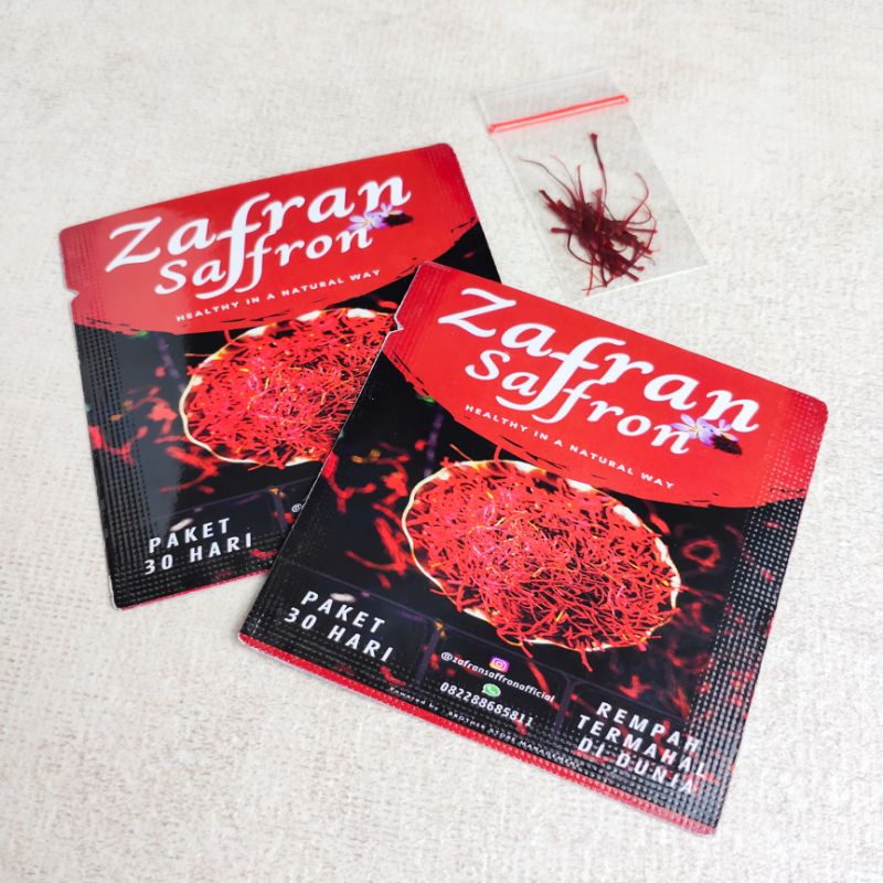 Jual Zafran Saffron Super Negin Paket 30 Hari Bunga Safron Original ...