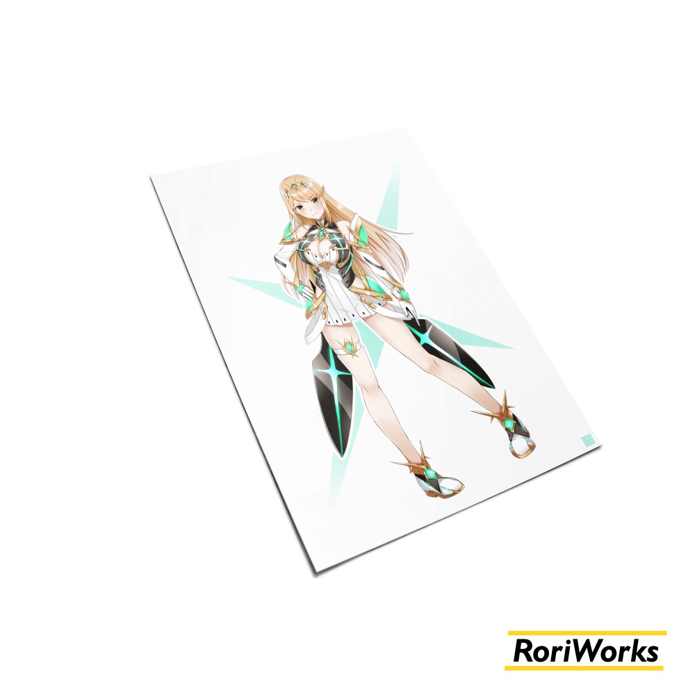 Jual Poster Anime - Mythra / Hikari | Xenoblade 2 | Shopee Indonesia