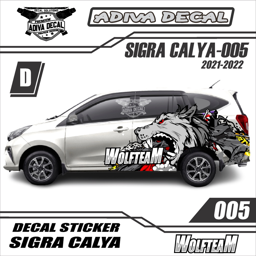 Jual DECAL STICKER SIGRA CALYA 2021 MOTIF DORAEMON - STIKER DAIHATSU ...