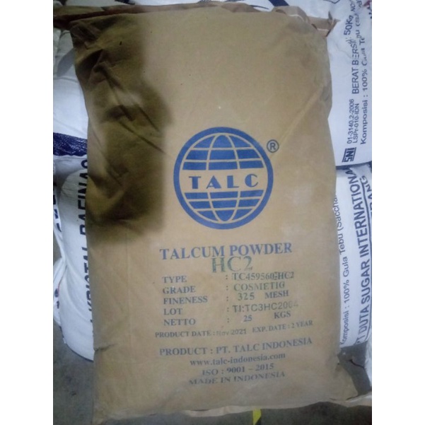 Jual TALC / TALCIUM POWDER GRADE KOSMETIK 1KG | Shopee Indonesia