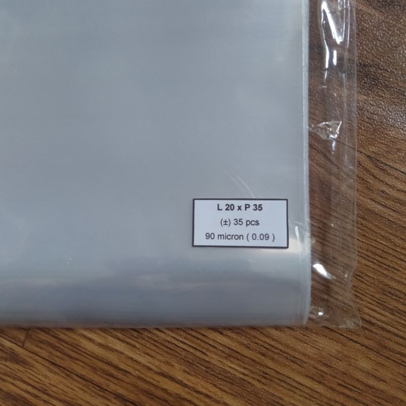 Jual Plastik Klip PP TEBAL 90 micron (0.09) 14x20 14x25 15x25 17x25 ...