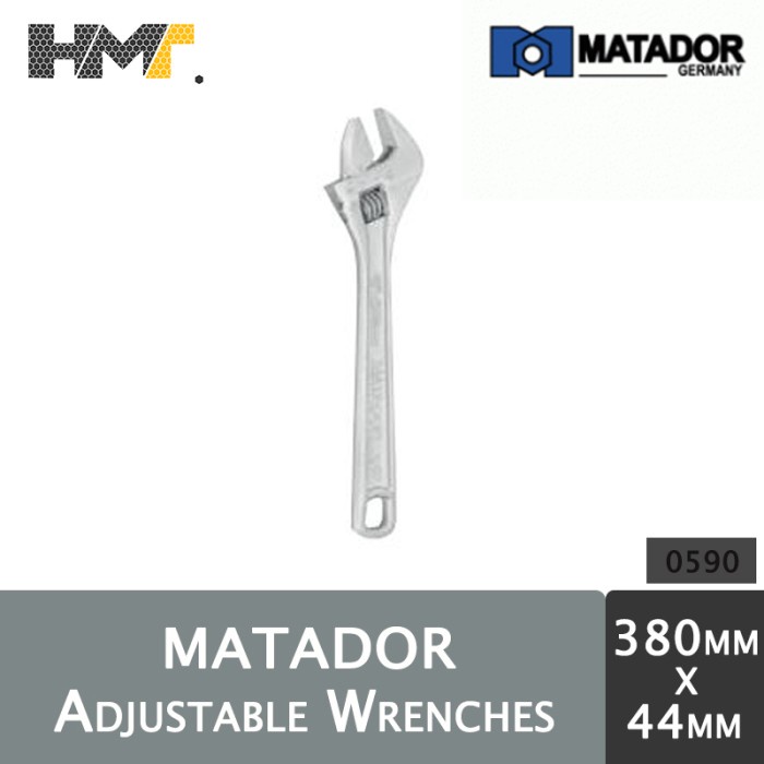 Jual MATADOR 0590 Adjustable Wrenches 380 x 44 mm | Shopee Indonesia