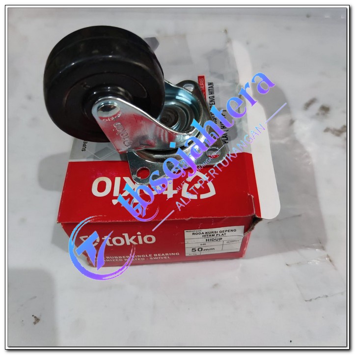 Jual Tokio roda kastor / roda gepeng 50mm HH, roda kursi gepeng 2" inch ...