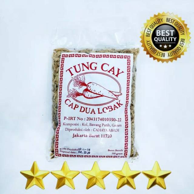 Jual Tong Cay / Tung Cay / Tongcai / Tungcai Cap Dua Lobak | Shopee ...