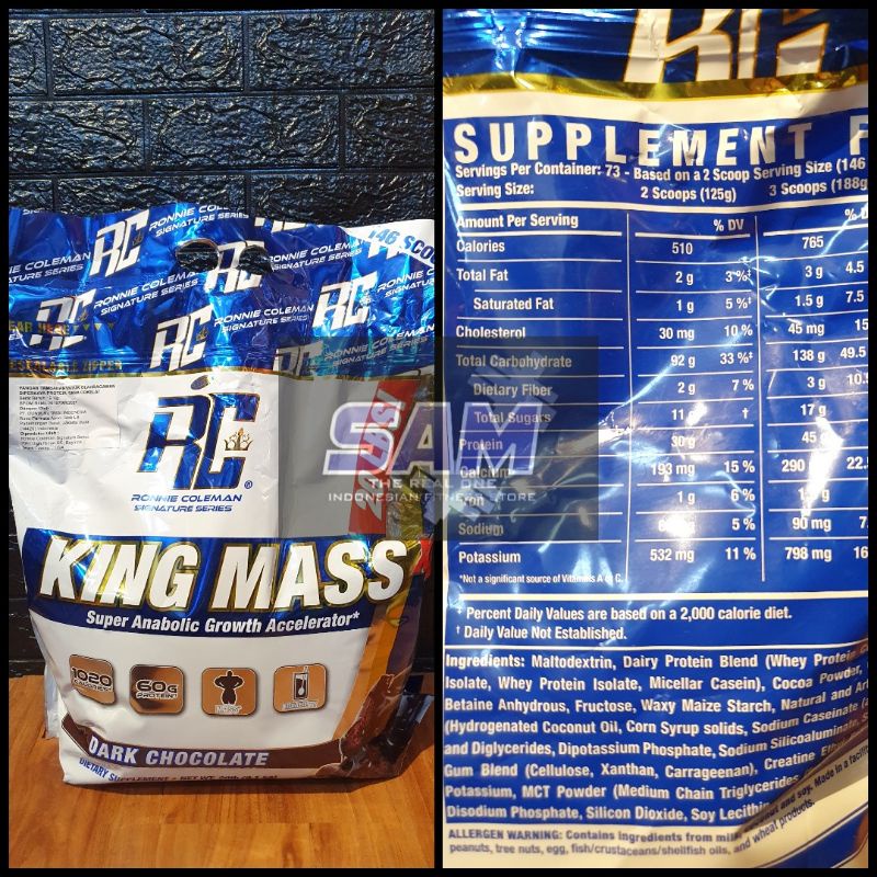 Jual Suplemen Fitness RONNIE COLEMAN RC King Mass XL 20 lb Malang ...