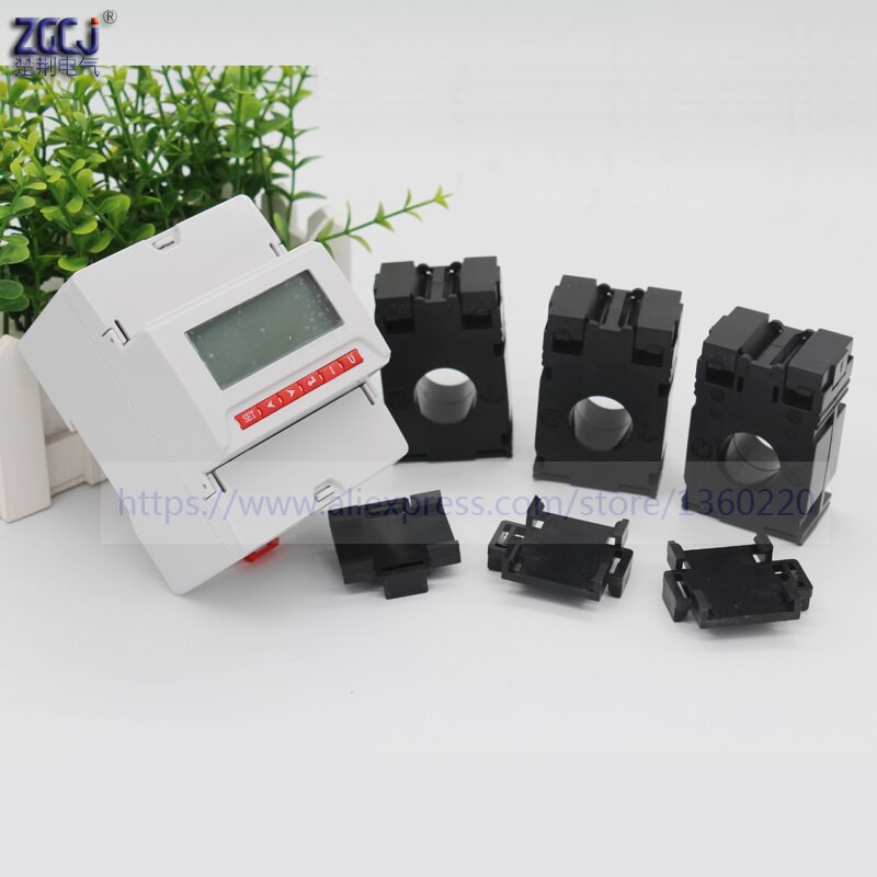 Jual Terlaris... AC 50A,75A,100A,150A,200A,250A din type 3 phase multifunction power meter with ...