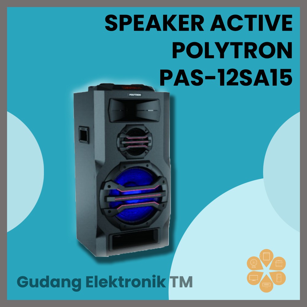 Jual Speaker Aktif POLYTRON PAS-12SA15 | Shopee Indonesia