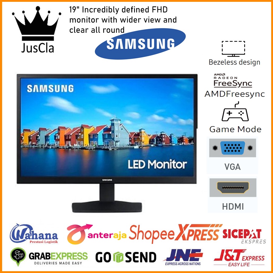 Jual MONITOR SAMSUNG 19'' S19A330 LED MONITOR SAMSUNG 18,5" Port HDMI ...