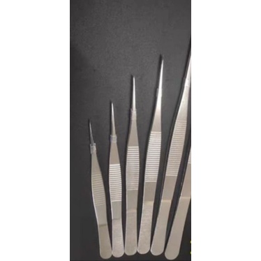 Jual Pinset anatomis stainless forceps pinset laboratorium lurus 14 cm ...