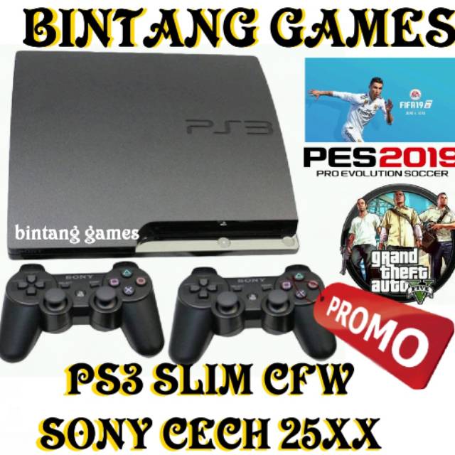 Jual PS3 PLAYSTATION 3 SLIM SONY CFW CECH 25XX + HDD 500GB/320GB/250GB ...