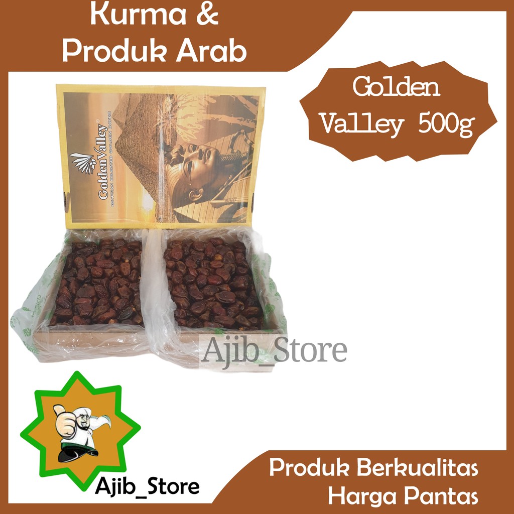 Jual (FRESH QUALITY) KURMA MESIR GOLDEN VALLEY 1/2KG 500GR g Kurma ...
