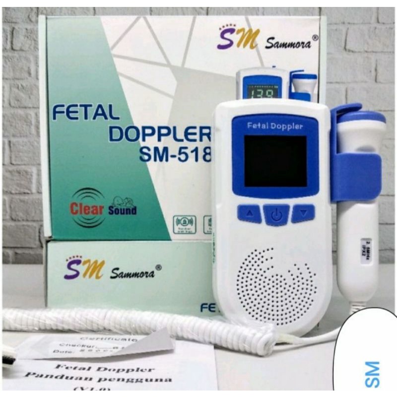 Jual Fetal Doppler SM 158/Alat Cek Detak Janin jantung Bayi Doppler ...