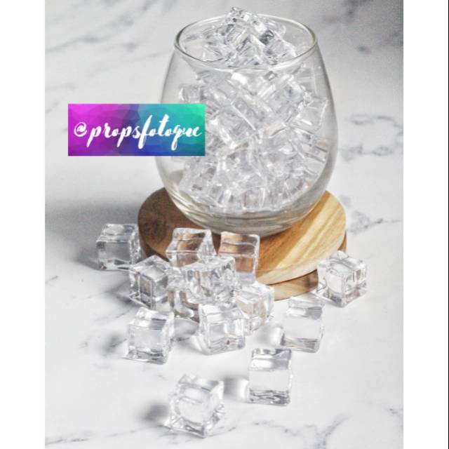 Jual Es Batu Artifisial Fake Ice Cube (4 buah) | Shopee Indonesia
