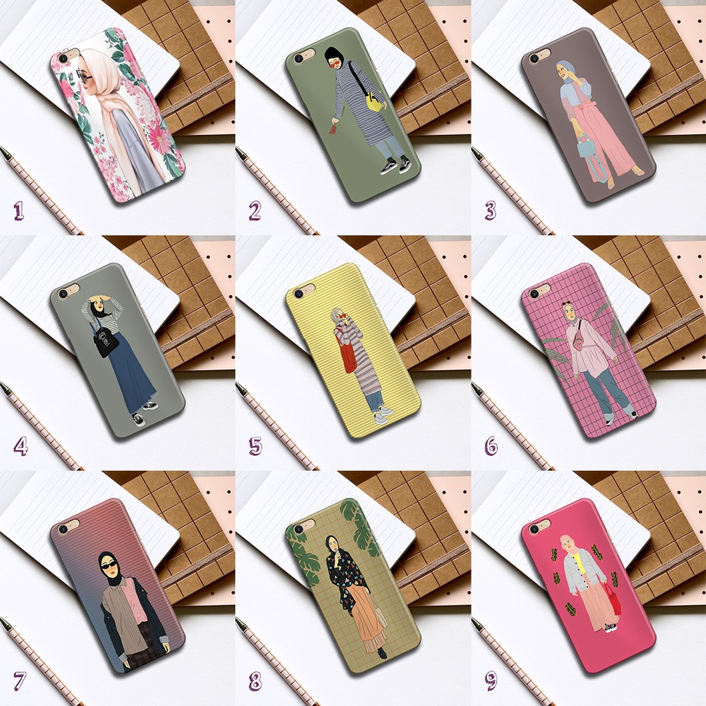 Jual Fashion Case Kartun Hijab untuk semua tipe list Ready ( ada di ...