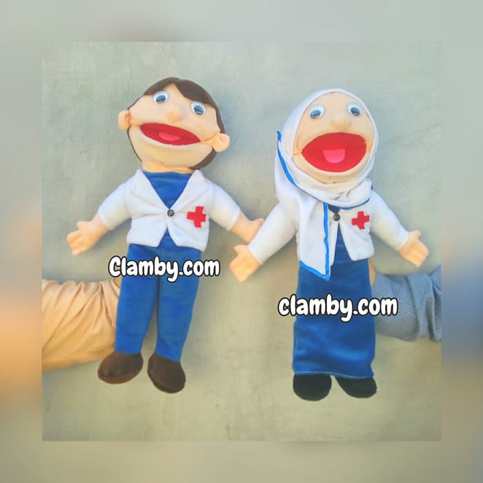 Jual Boneka karakter dokter muppet dokter boneka pentas boneka dongeng ...
