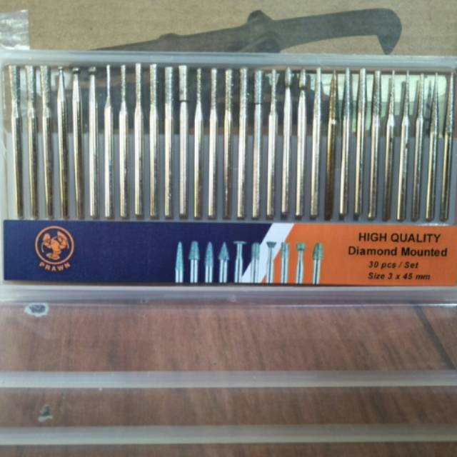 Jual MDN | mata bor intan-mata tuner-mata bor ukir mini 30 pcs | Shopee ...