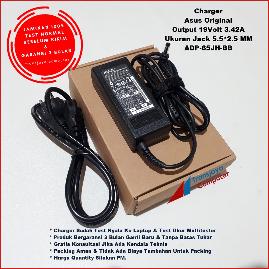 Jual Adaptor Charger Asus K43U K43T K43S K43SD K43SJ K43SV A43S A43SD ...