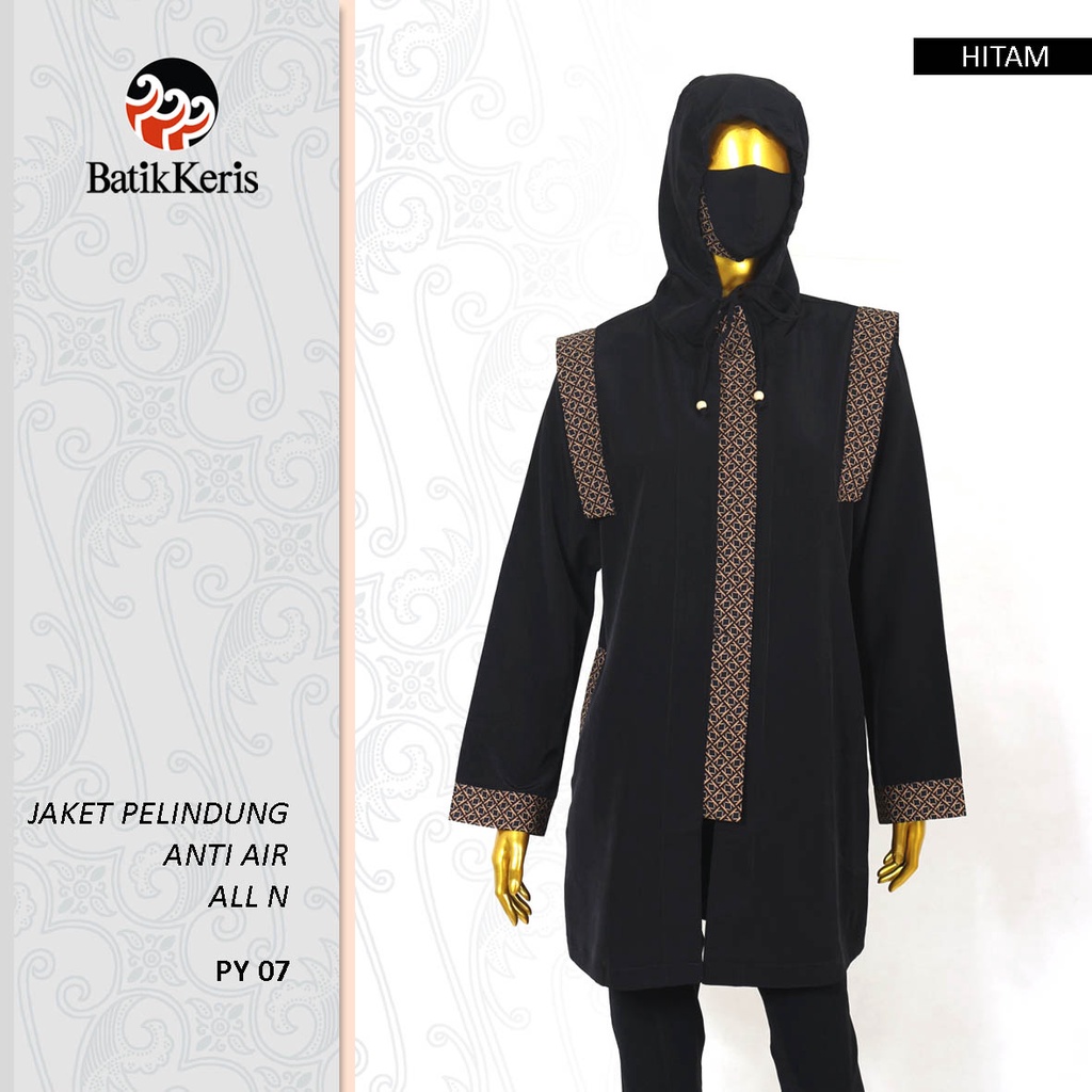 Jual Batik Keris Jaket Pelindung Lengan Panjang Kapucon Komb Batik ...