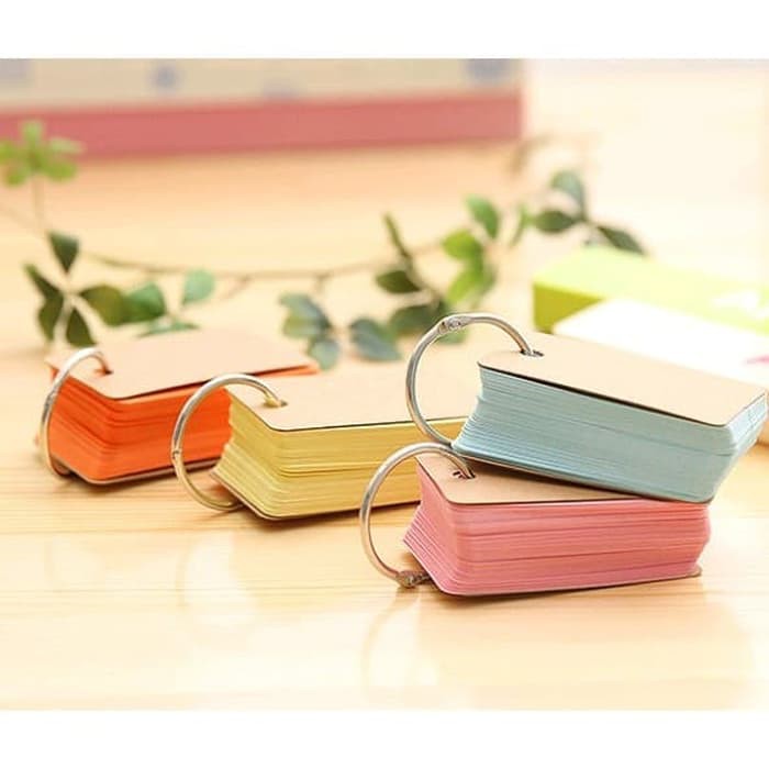 Jual Flash Card / Kartu Flash Dengan Ring (7*4cm) (80 Lembar) | Shopee ...