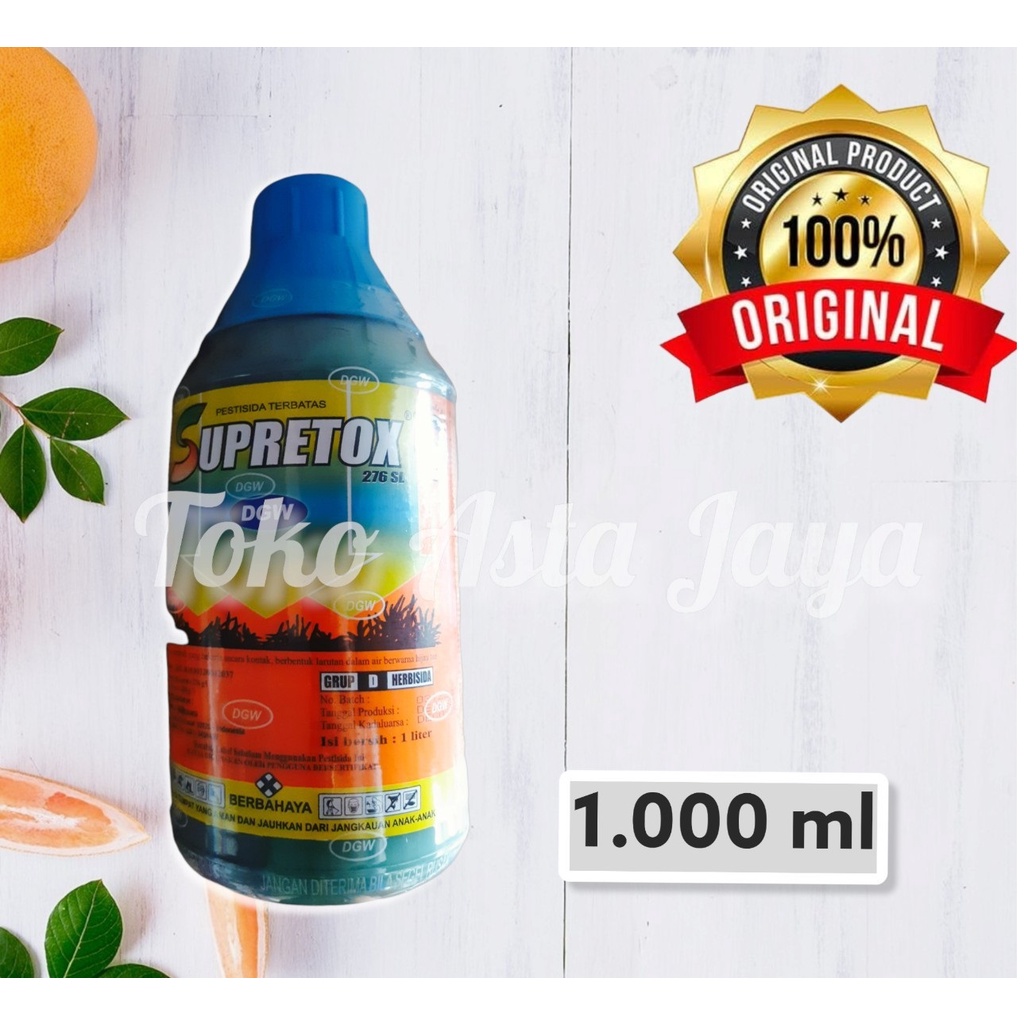 Jual Herbisida Pembasmi gulma dan rumput liat SUPRETOX 276 SL 1 liter ...