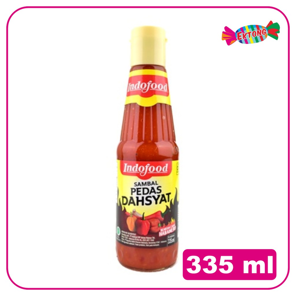 Jual INDOFOOD SAMBAL PEDAS DASHYAT 335 ML | Shopee Indonesia