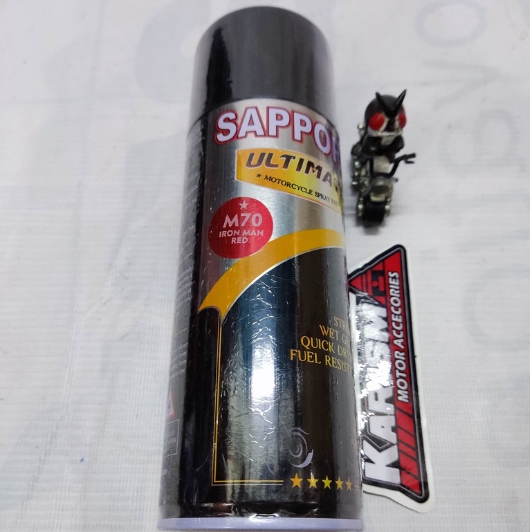Jual Sapporo Ultimate Iron Man Red Metalic M70 400 ml | Shopee Indonesia
