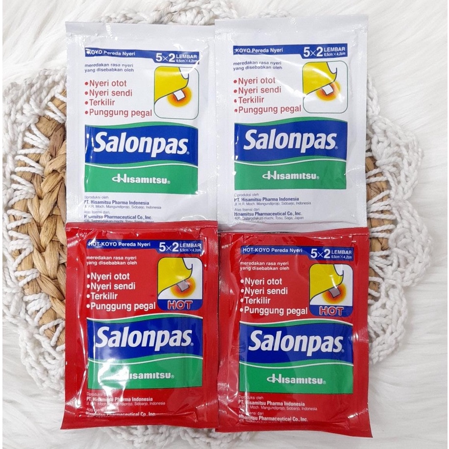 Jual Salonpas Koyo - Super Biru | Hot Merah | Pain Relief Patch ...
