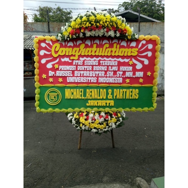 Jual karangan bunga congratulation cantik | Shopee Indonesia