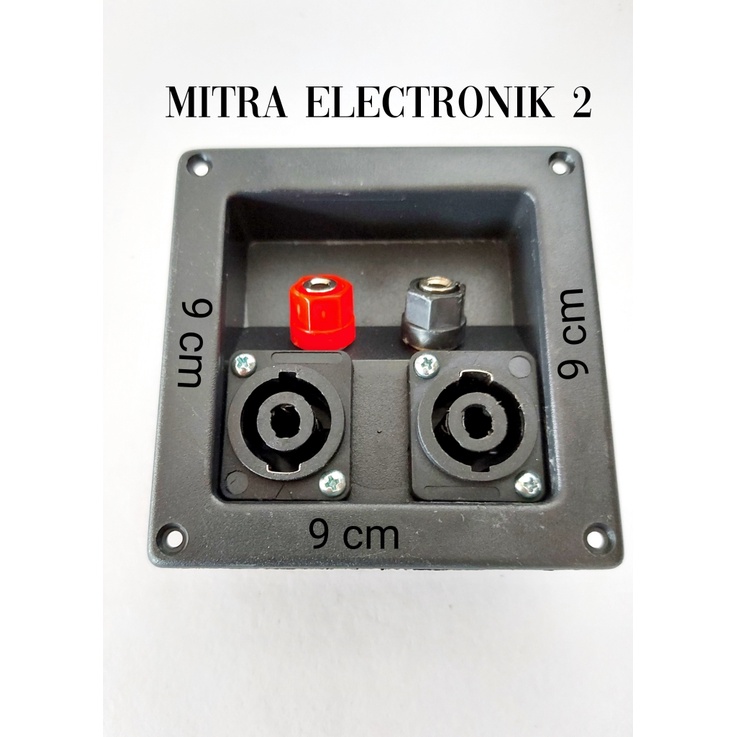 Jual TERMINAL BOX SPEAKER PLUS BINDING POS PLUS SOKET SPICON DAN SOKET ...