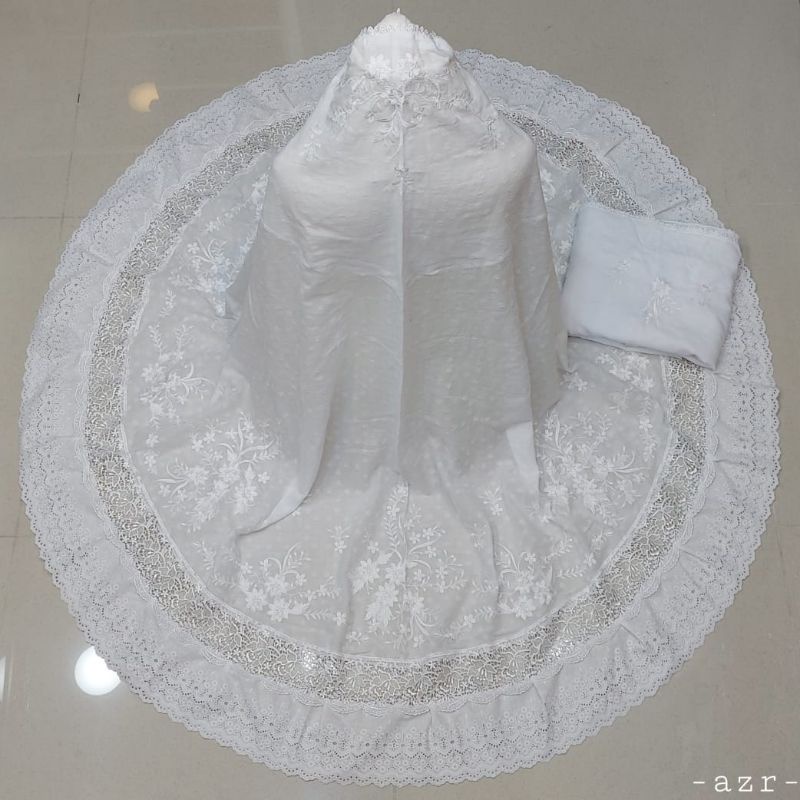 Jual mukena bordir suji caia khas bukittinggi-padang | Shopee Indonesia