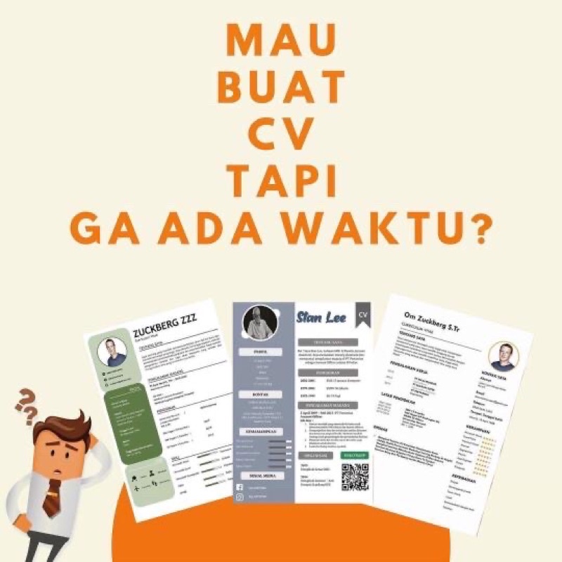 Jual Jasa Bikin CV / Daftar Riwayat hidup | Shopee Indonesia