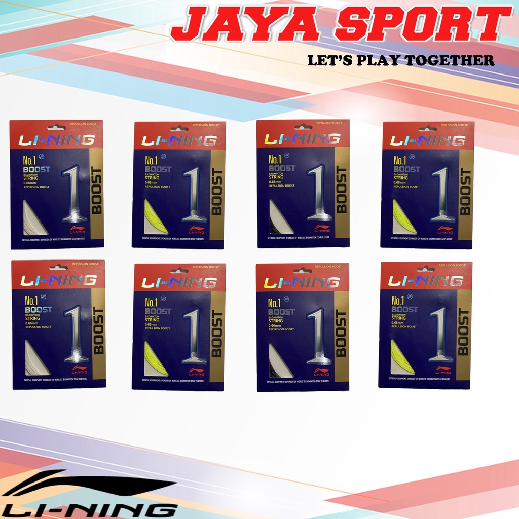 Jual Senar Badminton Bulutangkis LINING BOOST No 1 Original | Shopee ...