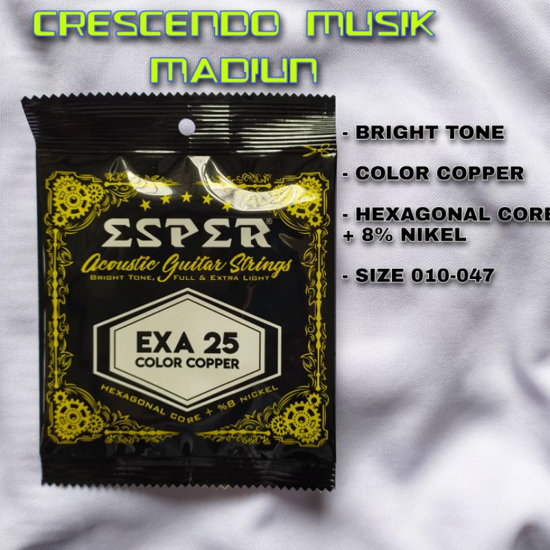 Jual Senar Gitar Akustik ESPER EXA 25 / Color Copper (ORIGINAL ...