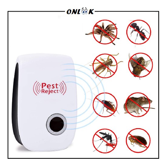 Jual Alat Pest Control Ultrasonic Radius 50M Pembasmi Serangga Nyamuk ...