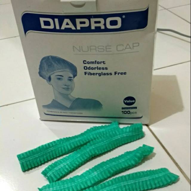 Jual NURSE CAP DIAPRO / Penutup Kepala Diapro isi 100 pcs | Shopee ...