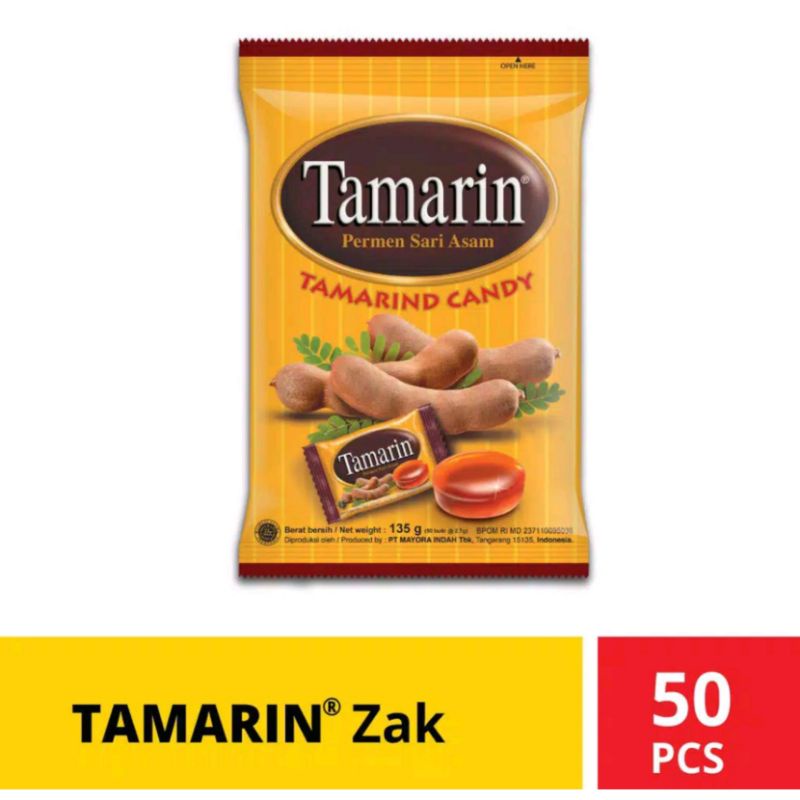 Jual #MAYORA Permen Tamarin 50 pcs Per Bungkus | Shopee Indonesia