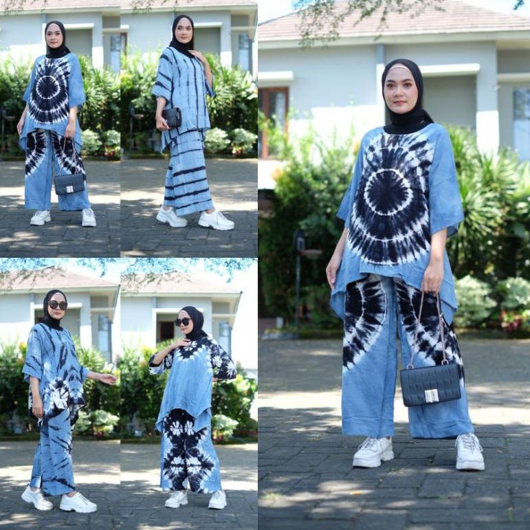 Jual Model baru [LD. 120] SETELAN TIEDEY WANITA JUMBO // one set tie dey kekinian// set tie dey ...