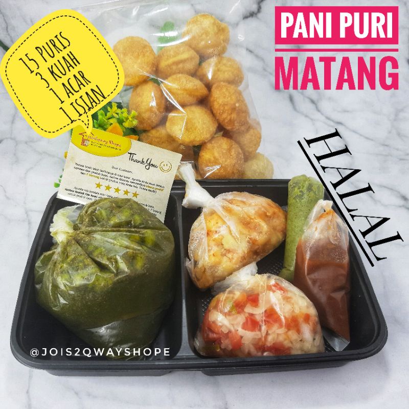 Jual Makanan Khas India Pani Puri Home Made / Makanan Import/ Makanan ...