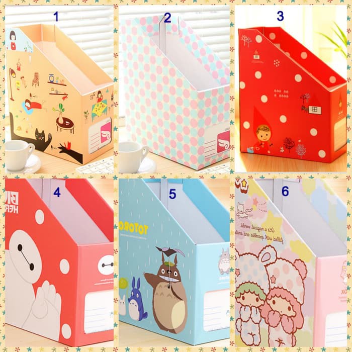 Jual Multibox/ Kotak organizer Buku Majalah/ Index/ Box File Kartun ...