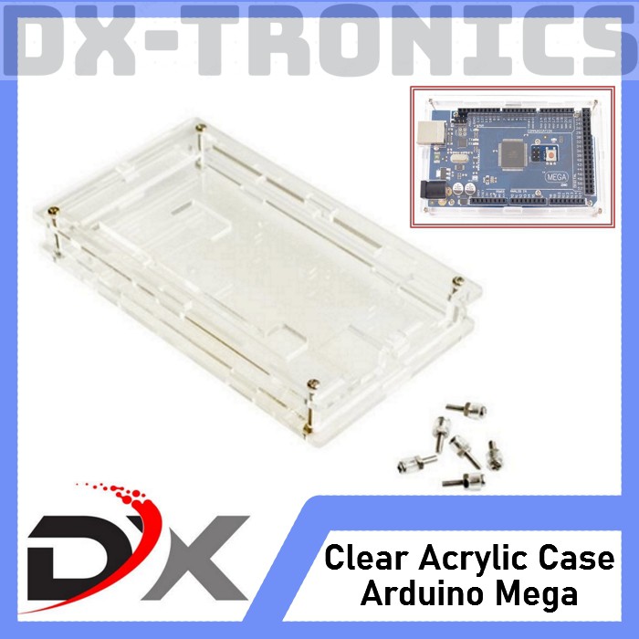 Jual Acrylic Case Arduino Mega 2560 R3 Transparent Box Enclosure ...