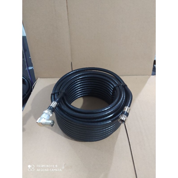 Jual KABEL ANTENA RG6 TV DIGITAL PLATINUM BERSTANDAR USA DENGAN KONEKTOR PRES BELDEN+JACK TV ...