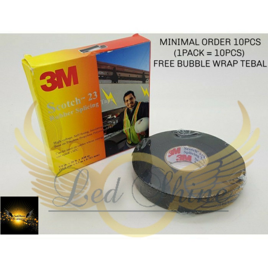 Jual 3M ISOLASI LISTRIK SCOTCH 23 / RUBBER SPLICING TAPE Grosir scot 23 ...