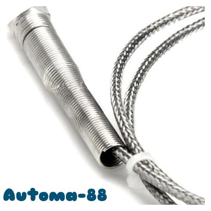 Jual Sensor Suhu Rtd Pt100 Probe 10Cm 100Mm Pt-100 Kabel 2M 2 Meter ...